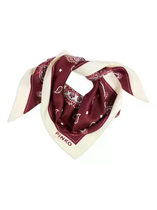 Pinko Paisley-print Scarf