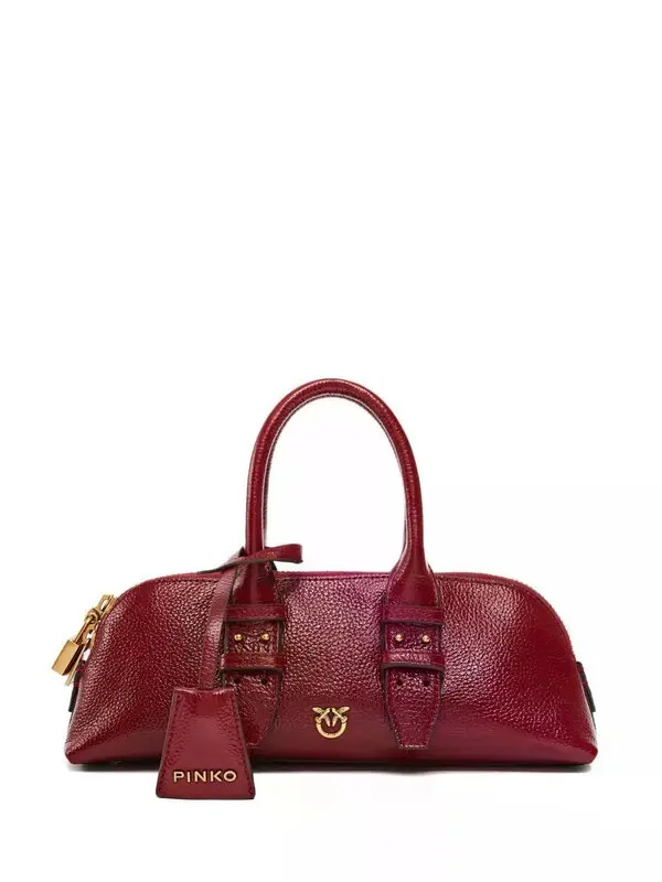 Pinko Buckle-lock Leather Tote