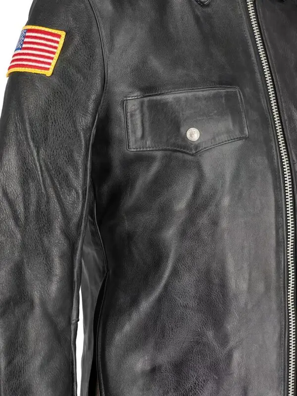 VANSON Leather Patrol Motorcycle Jacket