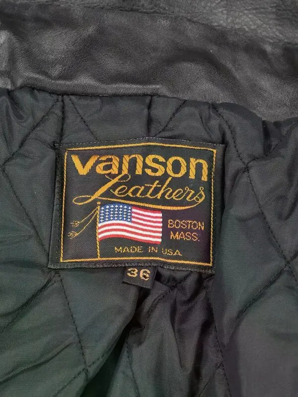 VANSON Leather Patrol Motorcycle Jacket
