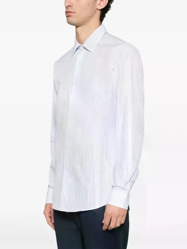 FURSAC Striped-pattern Cotton Shirt