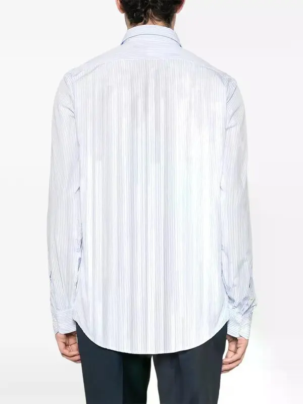FURSAC Striped-pattern Cotton Shirt