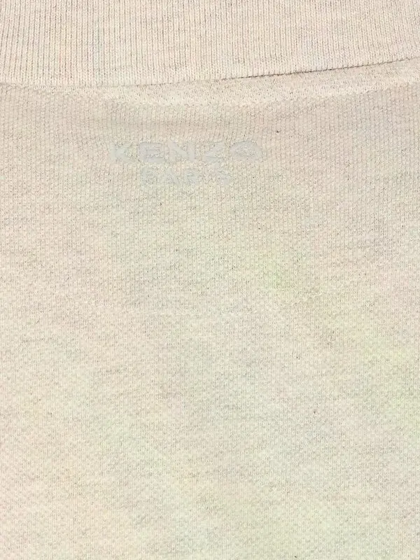 Kenzo Tiger Patch Polo Shirt - Neutrals