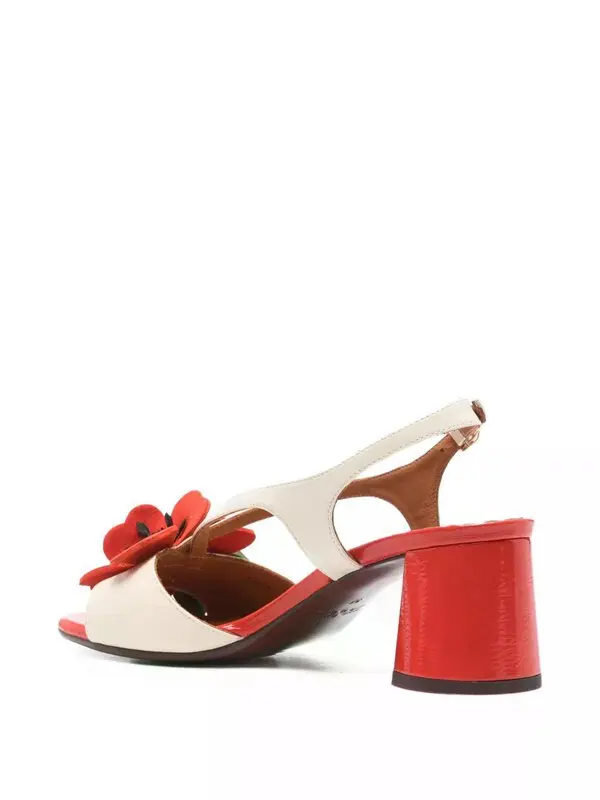 Chie Mihara Flower Heeled Sandals