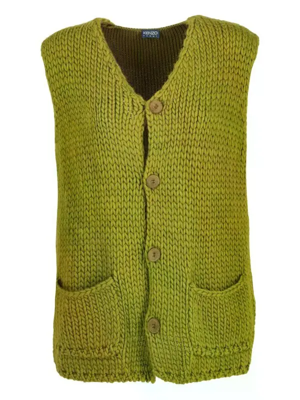Kenzo Ribbed Knitted Vest
