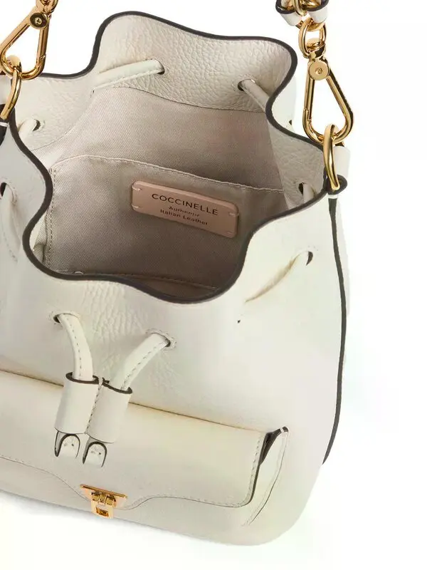 COCCINELLE Small Beat Generation Bucket Bag - Neutrals