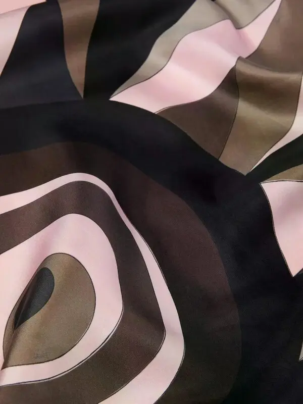 Emilio Pucci Printed Scarf - Black