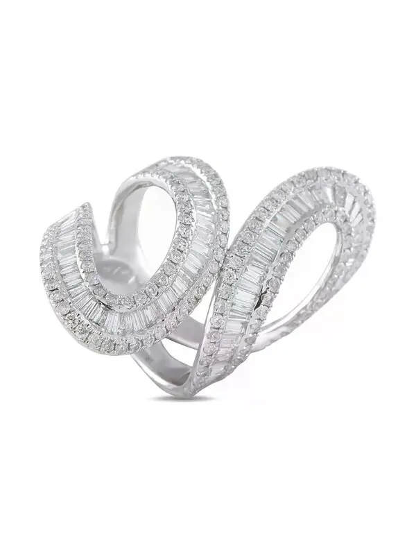 LB EXCLUSIVE Diamond 14k White Gold Ring