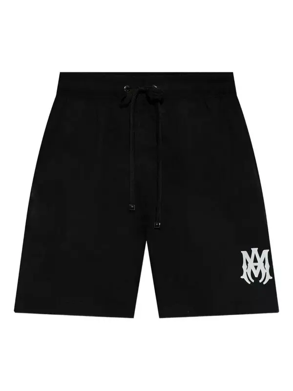 Amiri Logo Swim Shorts - Black