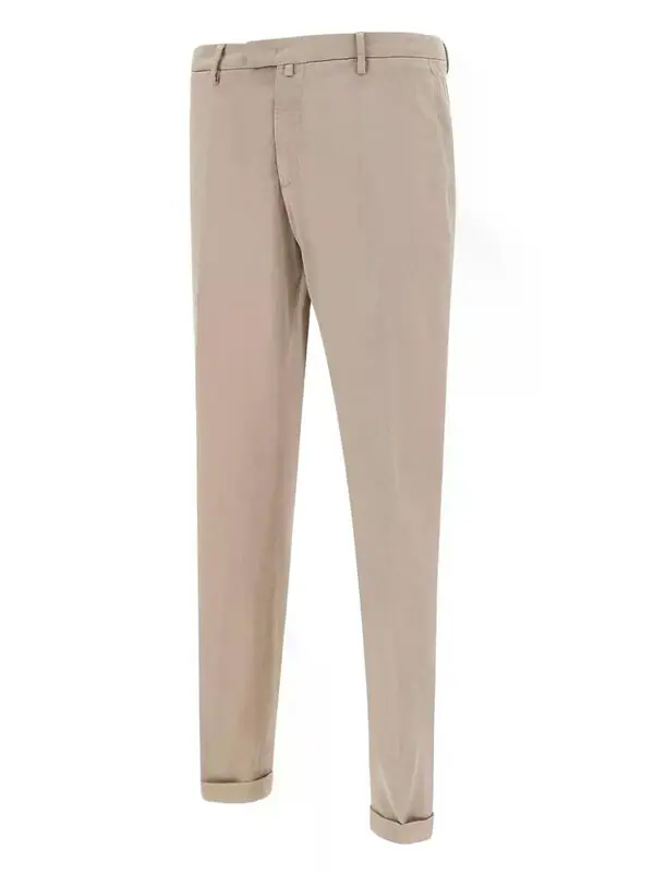 BRIGLIA 1949 Turn-up Trousers - Neutrals