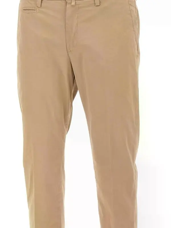 BRIGLIA 1949 Flat Front Trousers - Neutrals