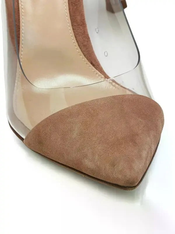 GIANVITO ROSSI Pointed-toe Pump - Neutrals