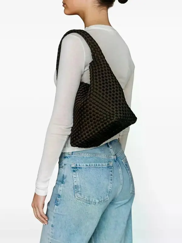 MARREA Woven Shoulder Bag
