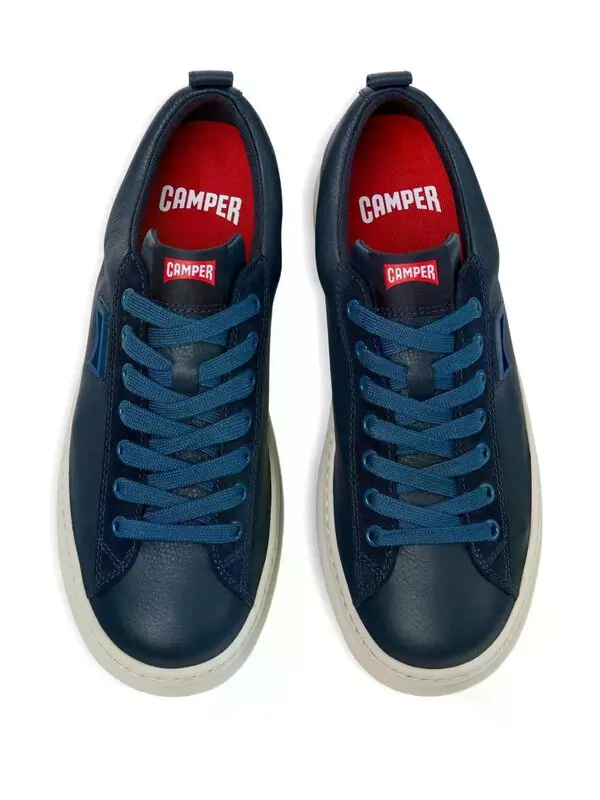 Camper Runner Logo Leather Sneakers - Blue