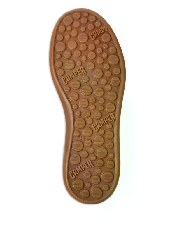 Camper Pelotas Soller Perforated Leather Lace-up Sneakers - Neutrals