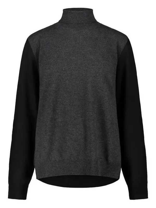 MAISON MARGIELA Colour Block Roll-neck Sweater