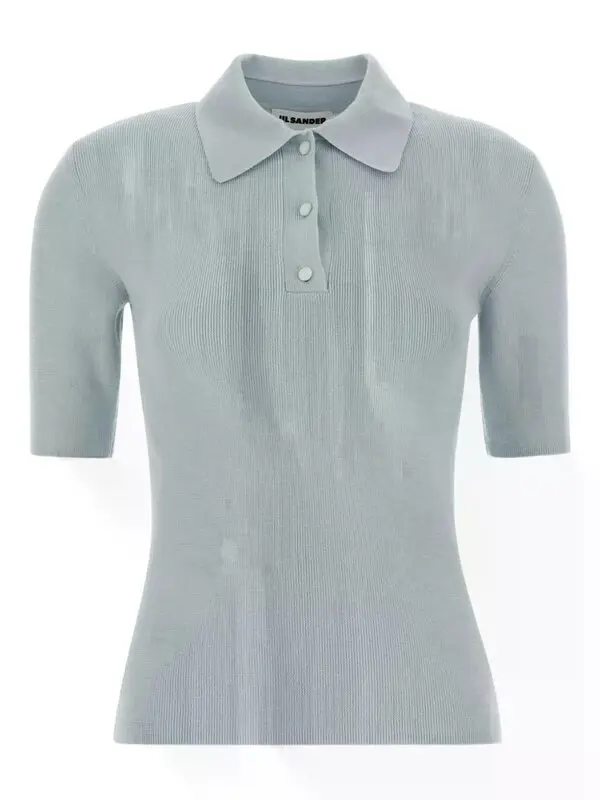 JIL SANDER Short-sleeve Polo Shirt - Blue