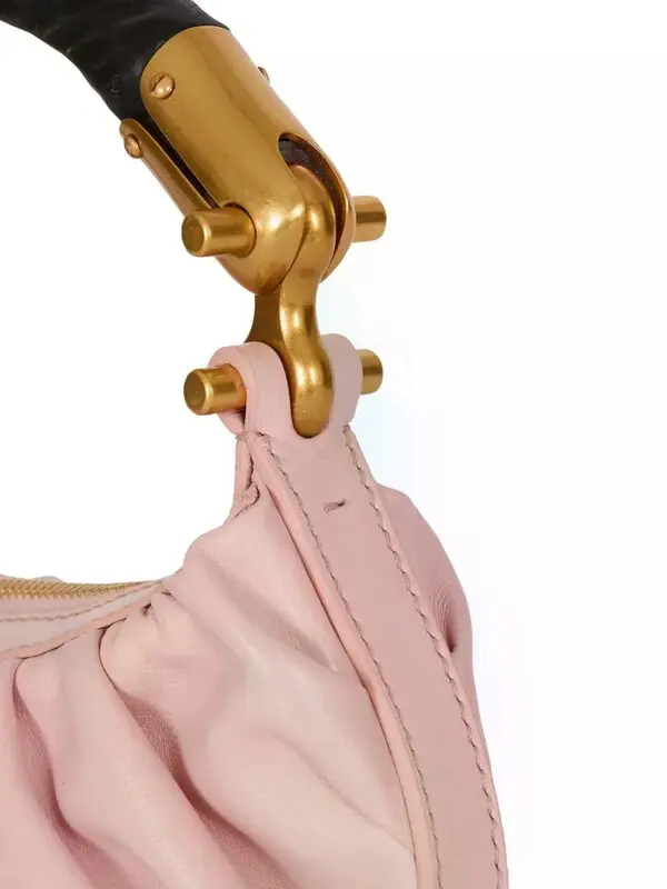 Balmain Mini Ebene Calfskin Tote Bag - Pink
