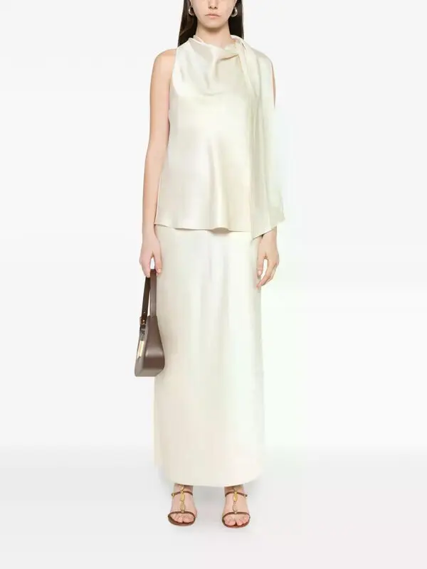 Vince Bias Skirt - Neutrals