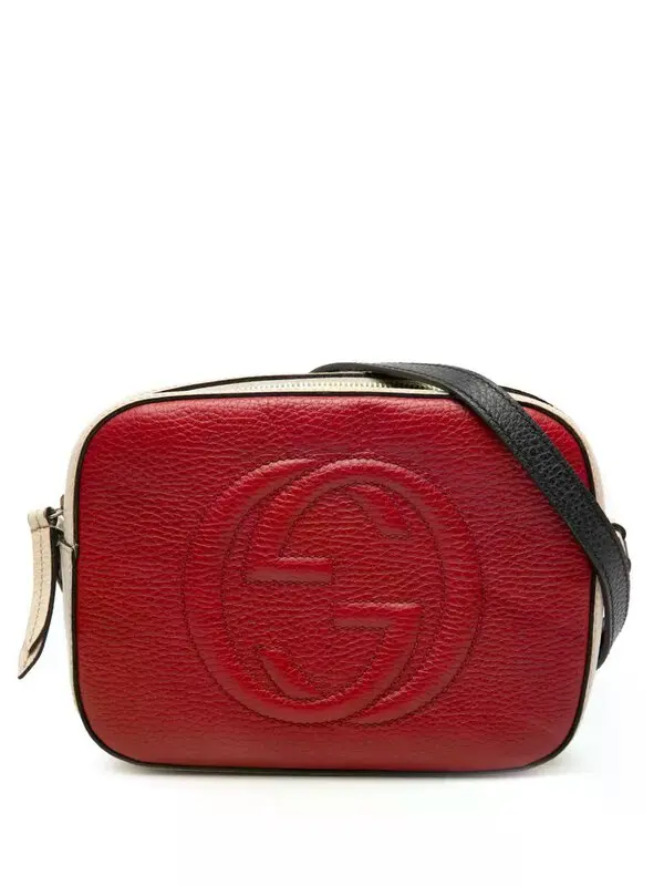 Gucci Small Tricolor Leather Soho Disco Crossbody Bag