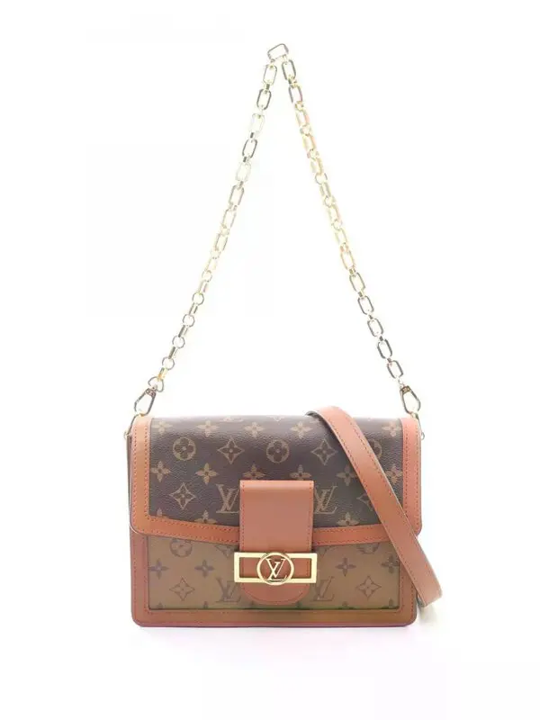 LOUIS VUITTON 2020 Monogram Reverse Dauphine Satchel