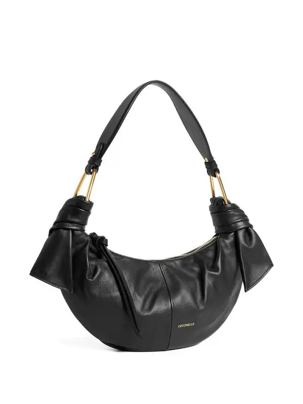 COCCINELLE Furoshiki Small Shoulder Bag - Black