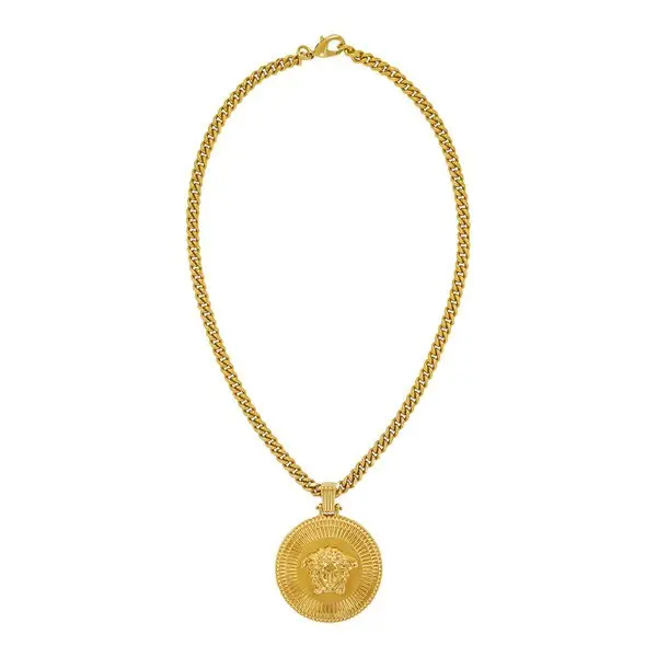 Versace Medusa Biggie Necklace - Gold