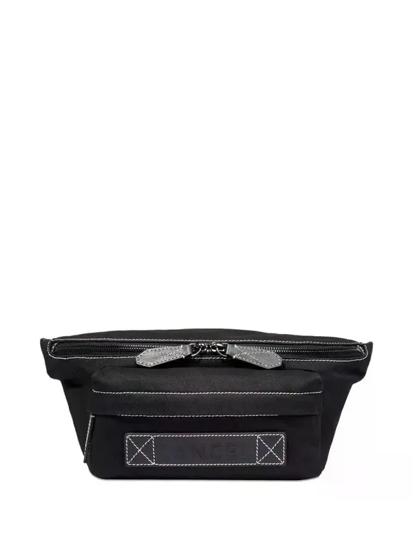 LANCEL Logo-patch Belt Bag - Black