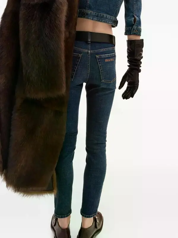 Miu Miu Logo Jeans