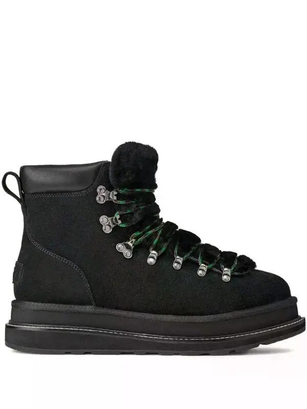 Sacai X Ugg Fur-trim Sneakers