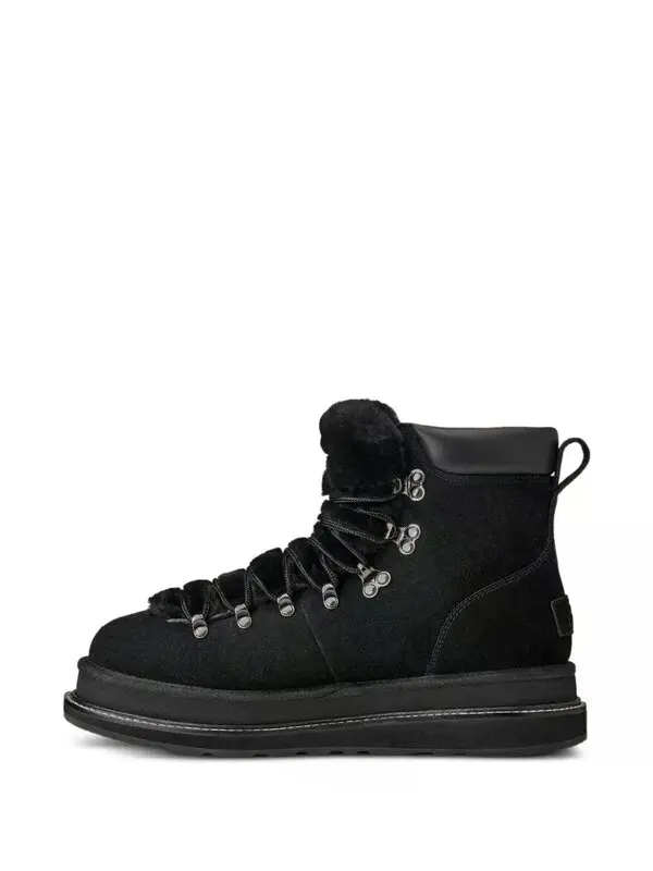 Sacai X Ugg Fur-trim Sneakers