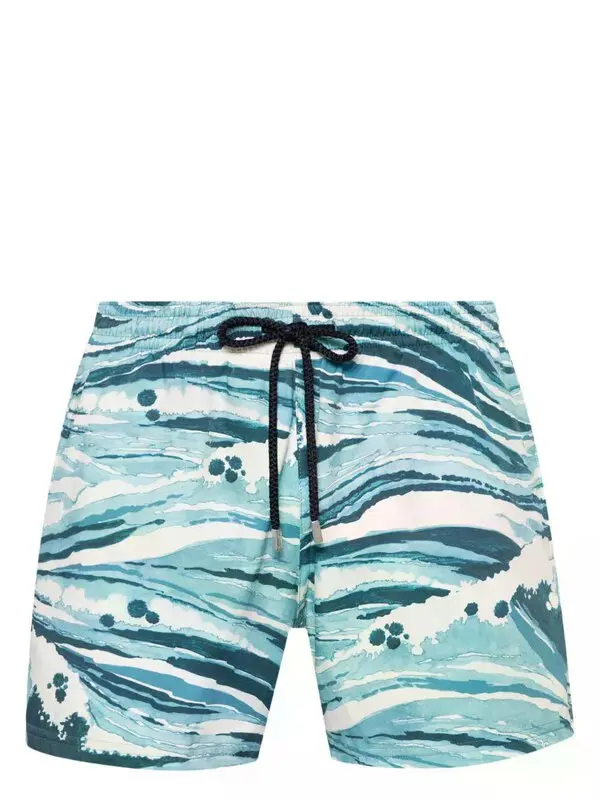 Maison Kitsuné Moorise Swim Shorts - Blue
