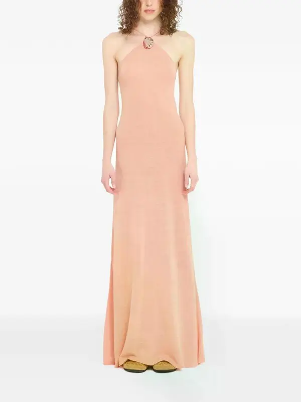 Alanui Halterneck Maxi Dress