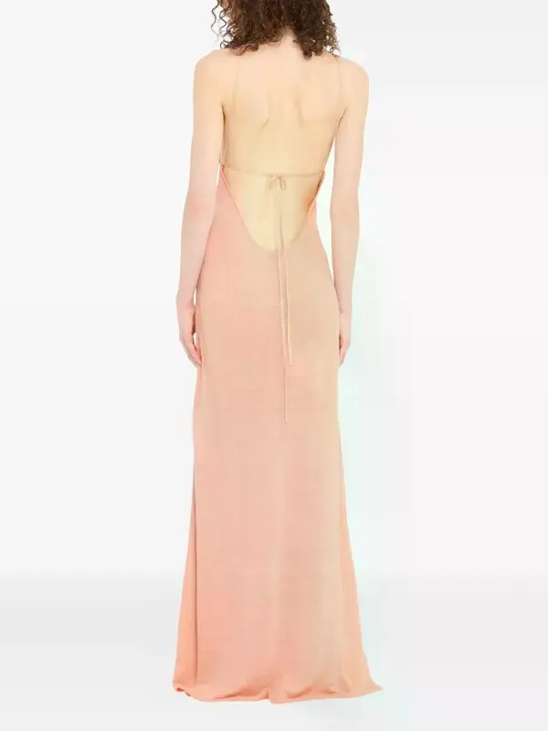 Alanui Halterneck Maxi Dress