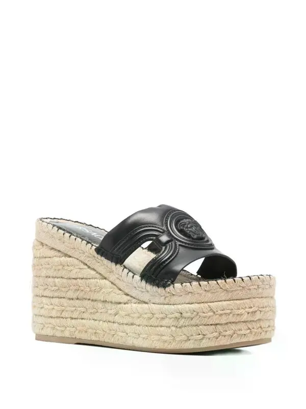 Versace Medusa Wedge Sandals