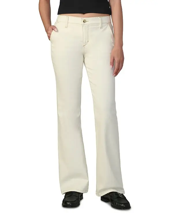Joe's Jeans The Provocateur Petite Bootcut Trousers - Milk