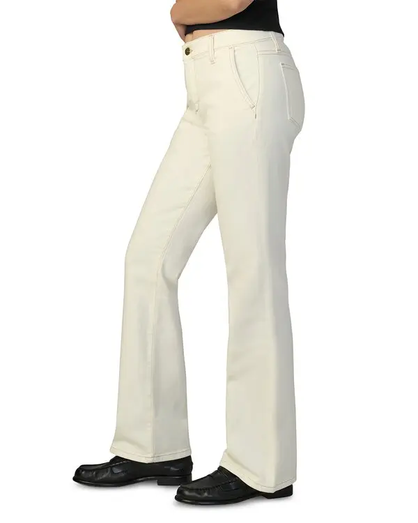 Joe's Jeans The Provocateur Petite Bootcut Trousers - Milk