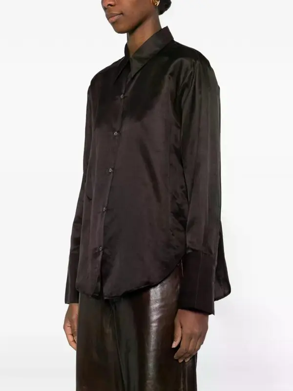 Citizens Of Humanity Camilia Buttoned-cuff Shirt - Brown