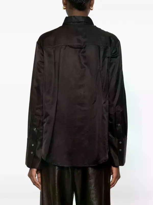 Citizens Of Humanity Camilia Buttoned-cuff Shirt - Brown