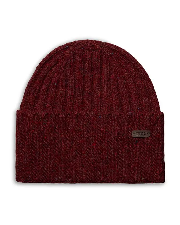 Eton Donegal Wool Blend Beanie - Med Red