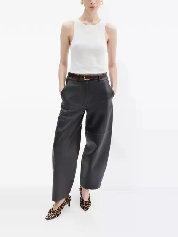Co Collection Leather Panelled Trousers