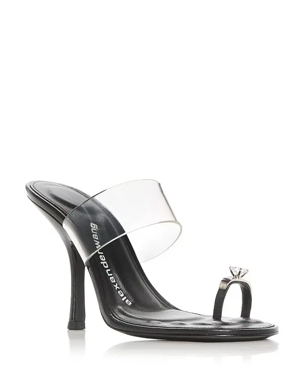 Alexander Wang Bianca Toe Ring Sandals - Black