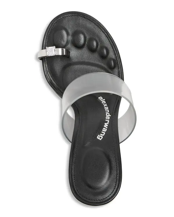 Alexander Wang Bianca Toe Ring Sandals - Black