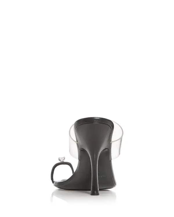 Alexander Wang Bianca Toe Ring Sandals - Black