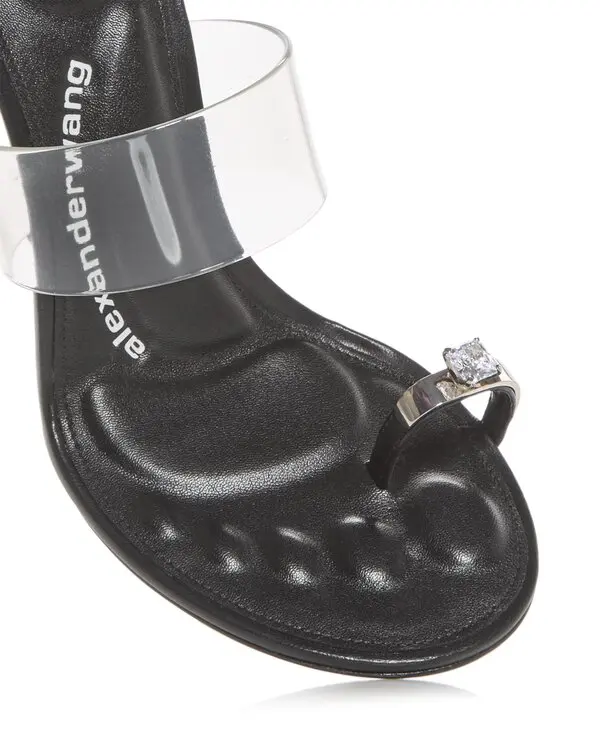 Alexander Wang Bianca Toe Ring Sandals - Black