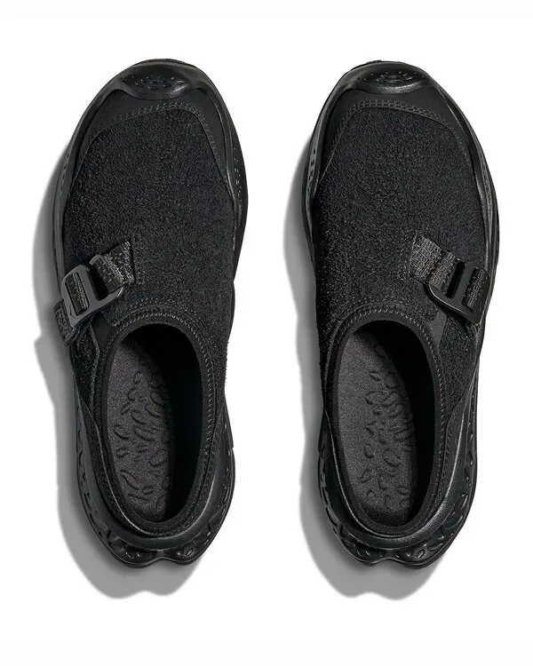 HOKA® Ora Primo Suede Mules - Black