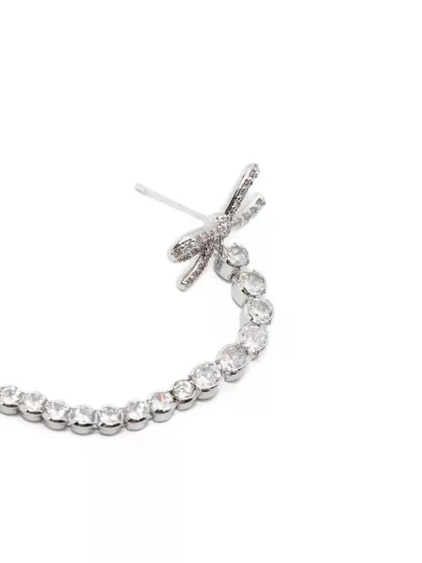 SELF-PORTRAIT Bow-embellished Drop Earrings