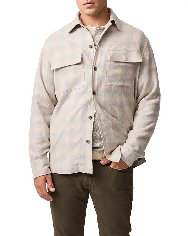 Rodd & Gunn Grey Town Button Front Overshirt - Ash