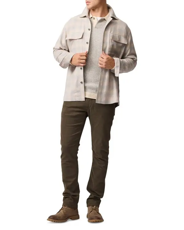 Rodd & Gunn Grey Town Button Front Overshirt - Ash