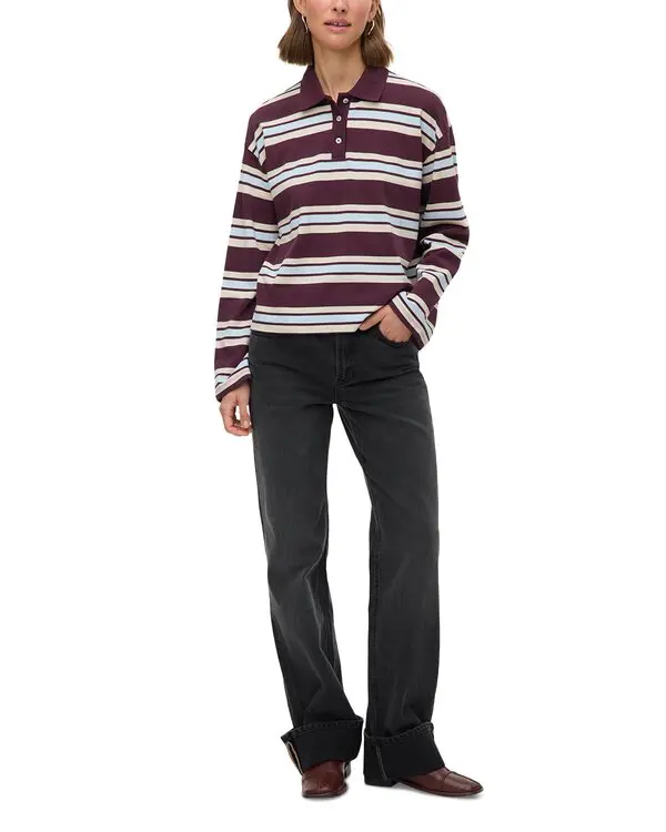 Vero Moda Long Sleeve Polo Top